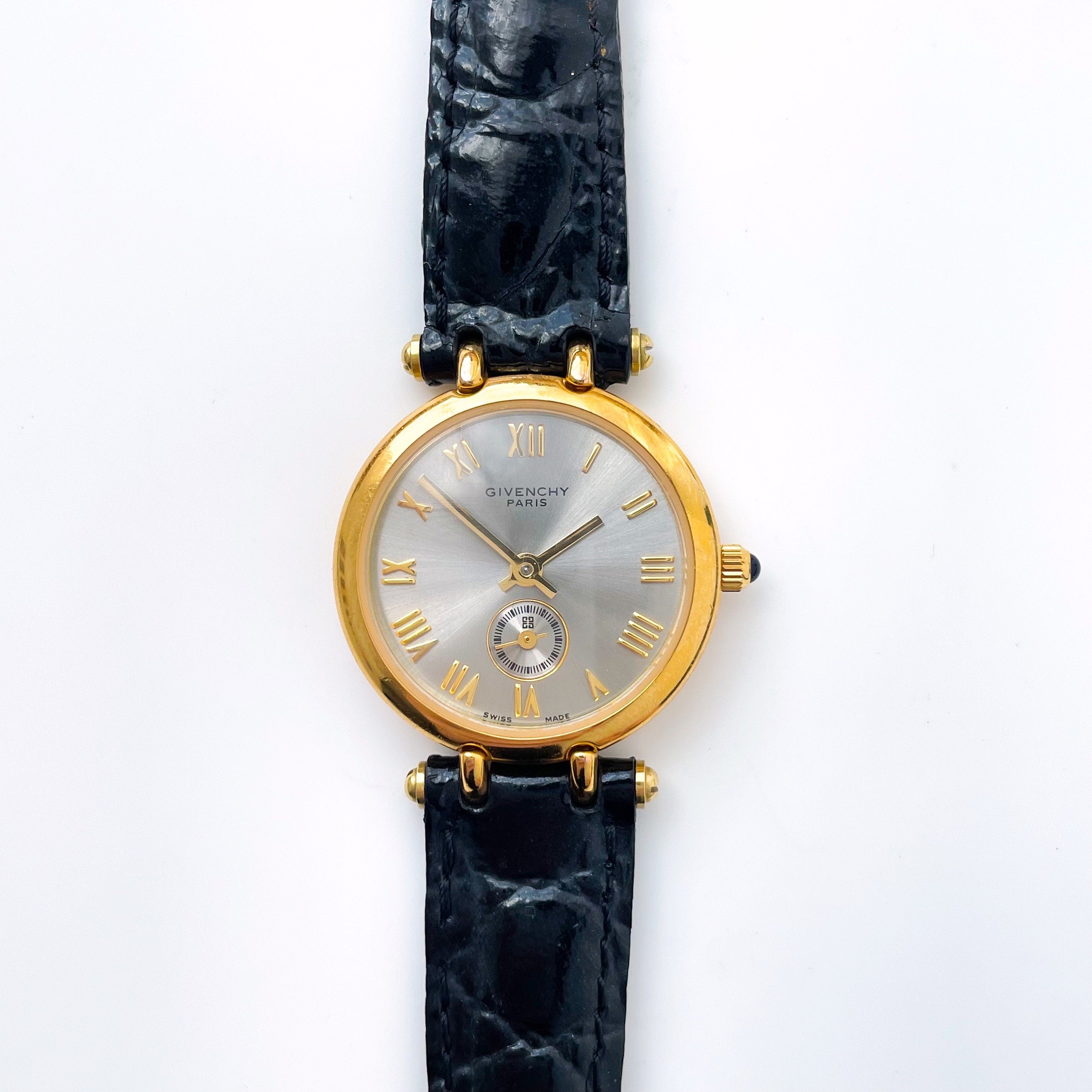 Vintage 1990s Gold-Plated Ladies' Givenchy 'Griffe' Quartz Watch with – Finchley Watches